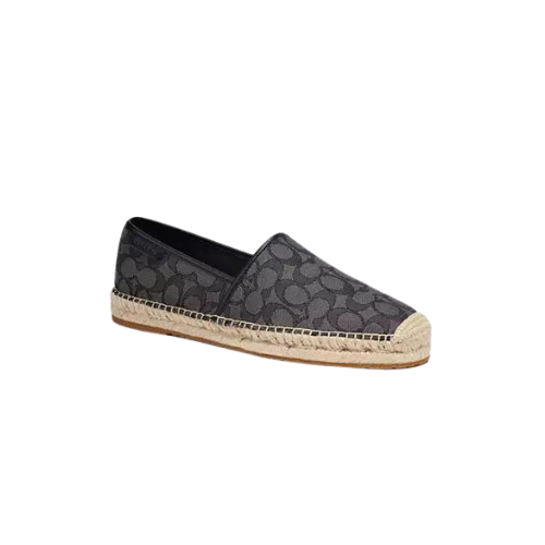 COACH Codi Espadrille Signature Jacquard Black 40 – Fashion HUB KSA