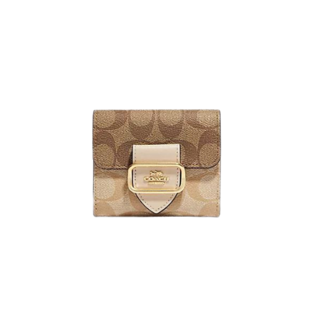 COACH Small Morgan Wallet In Blocked Signature Canvas – Fashion HUB KSA