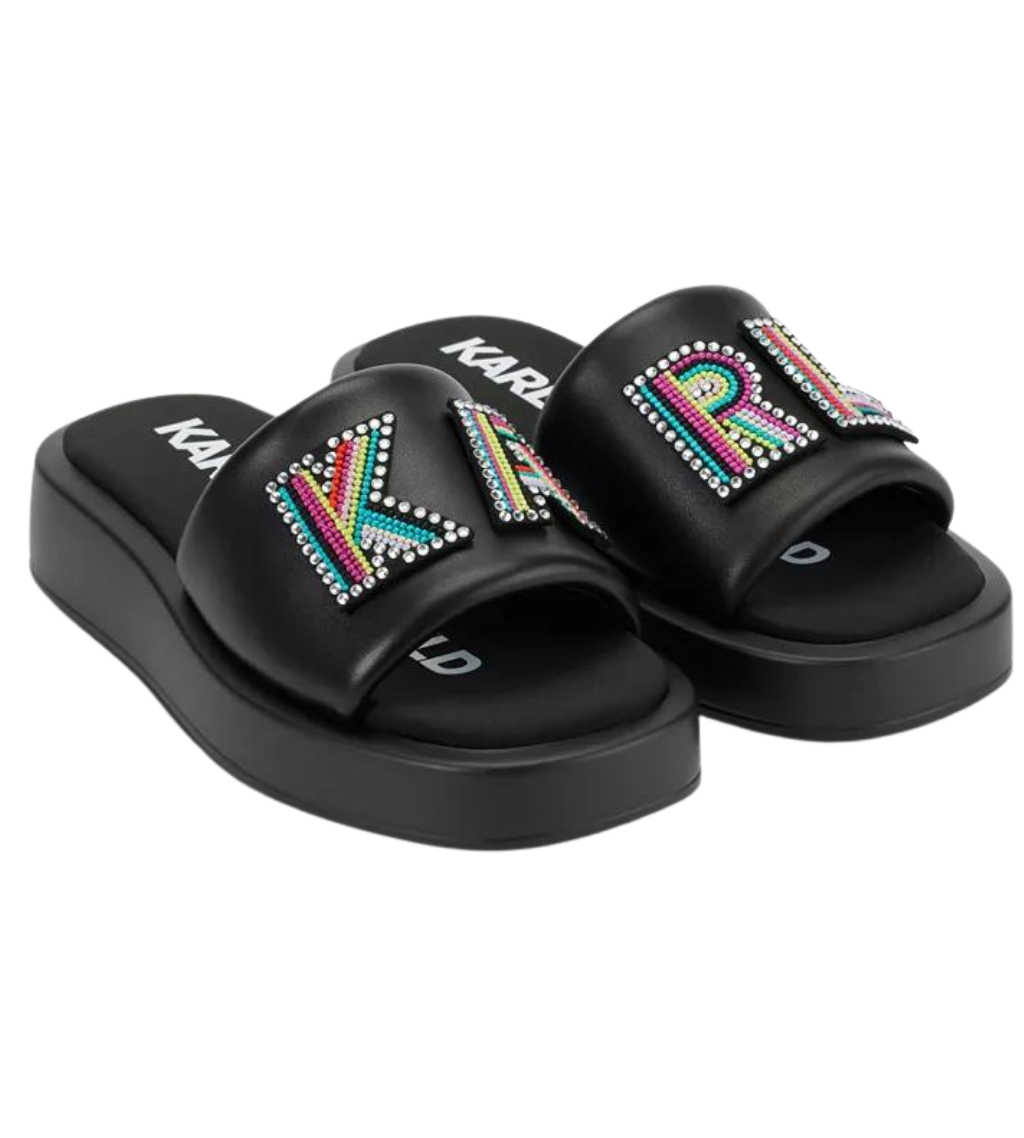 KARL LAGERFELD PARIS Opal Slip-On Platform Slide – Fashion HUB KSA