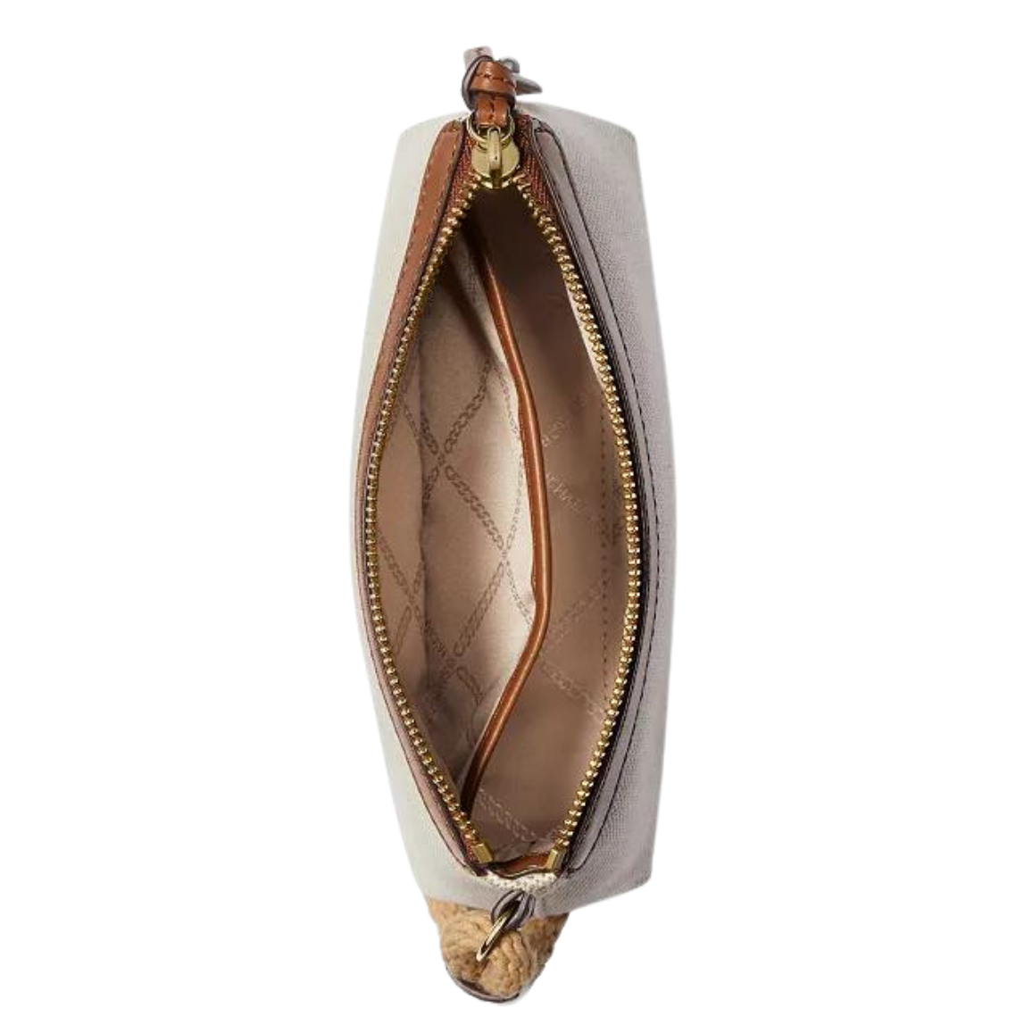 MICHAEL KORS Talia Small Top Zip Cotton Wristlet – Fashion HUB KSA